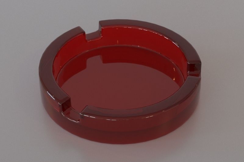 Ashtray 3D Model MAX OBJ | CGTrader.com