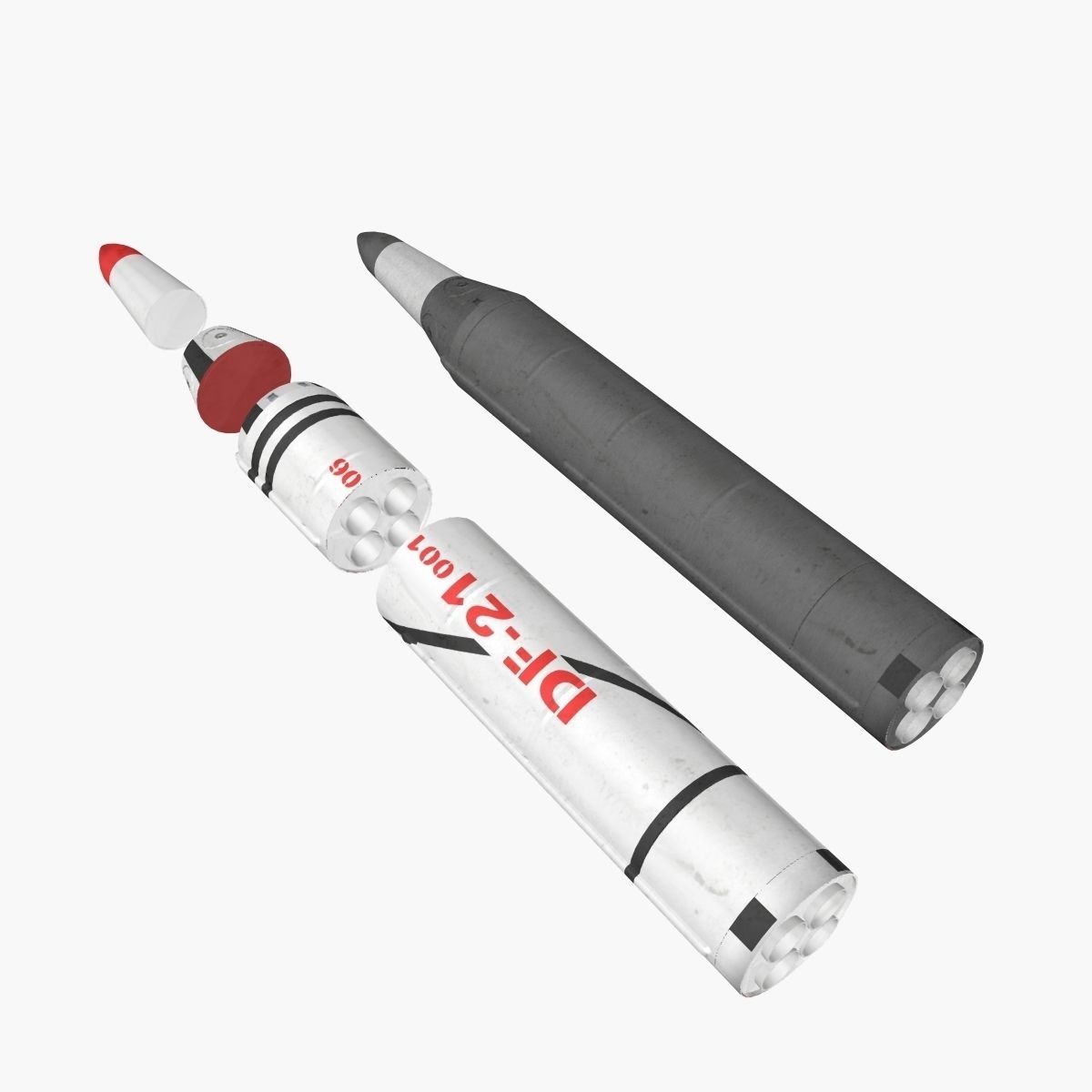 CSS-5 Ballistic Missile 3D model | CGTrader