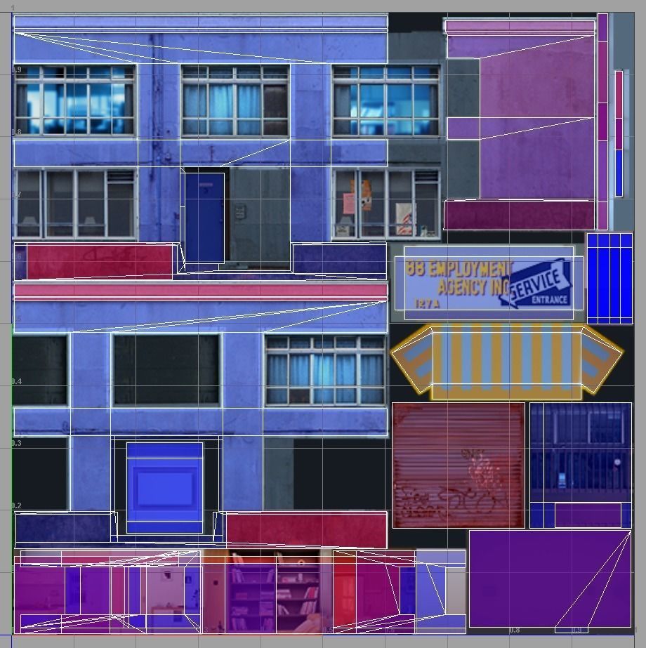 3D model Set of Small Stores - low poly VR / AR / low-poly | CGTrader