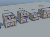 3D model Set of Small Stores - low poly VR / AR / low-poly | CGTrader
