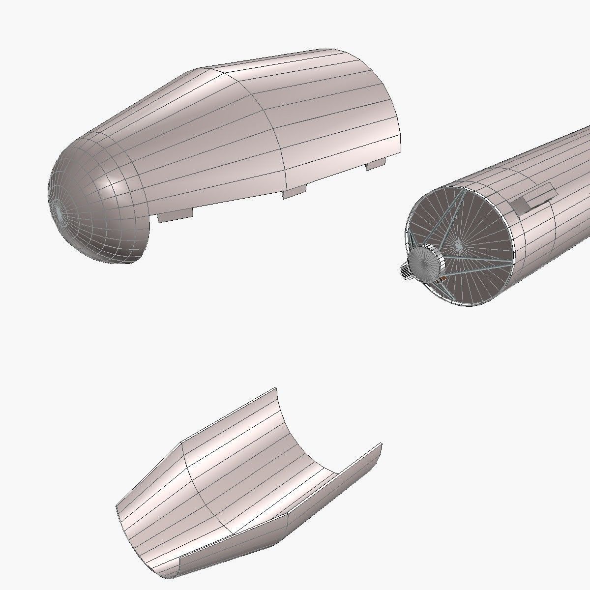 Safir Space Launch Vehicle 3D model | CGTrader