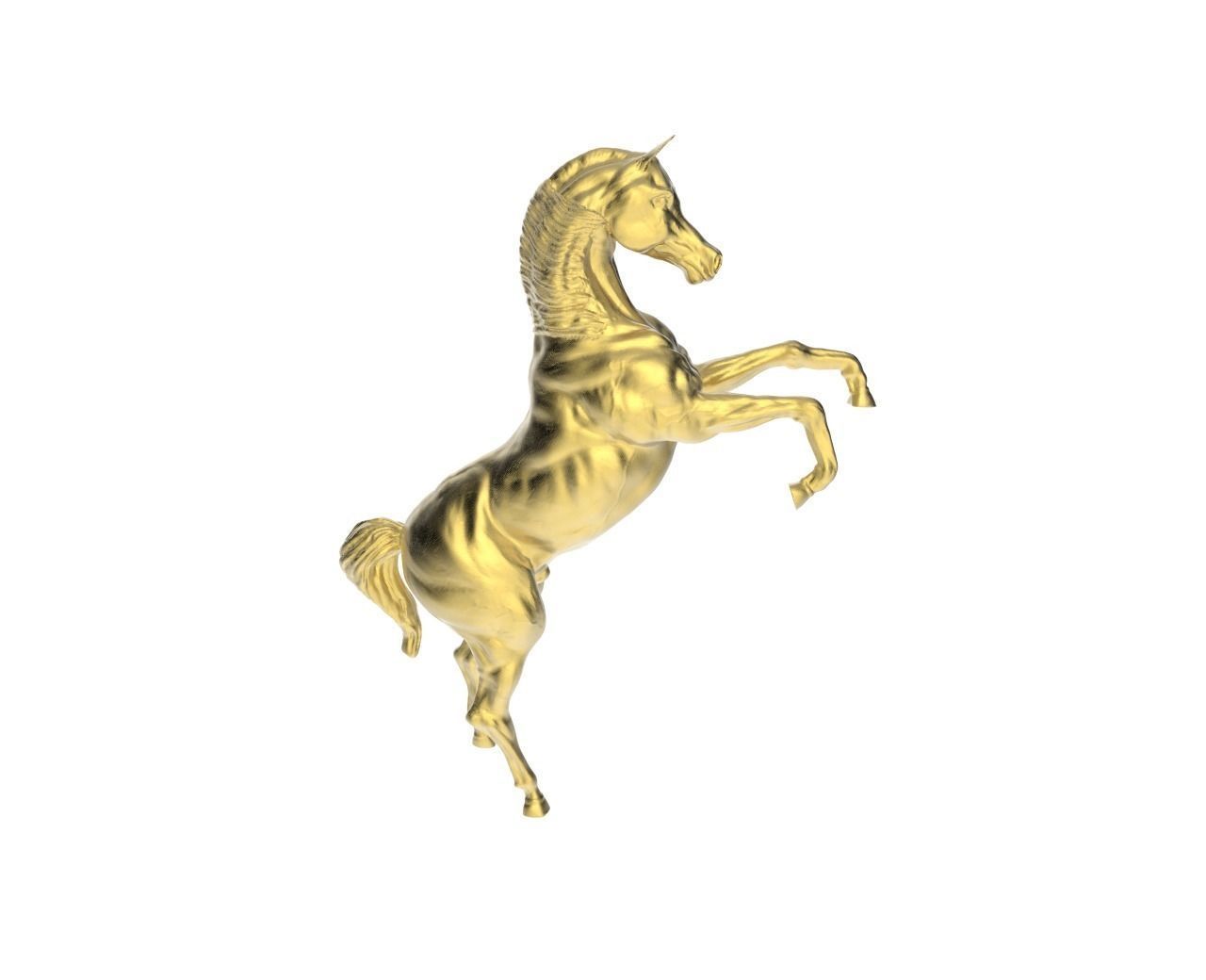 Arabic Horse in prancing position 3D model 3D printable | CGTrader