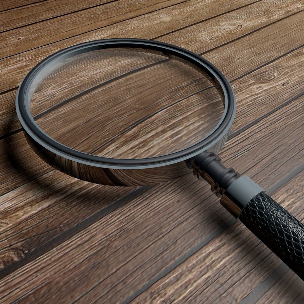 Magnifying glass free 3D model | CGTrader