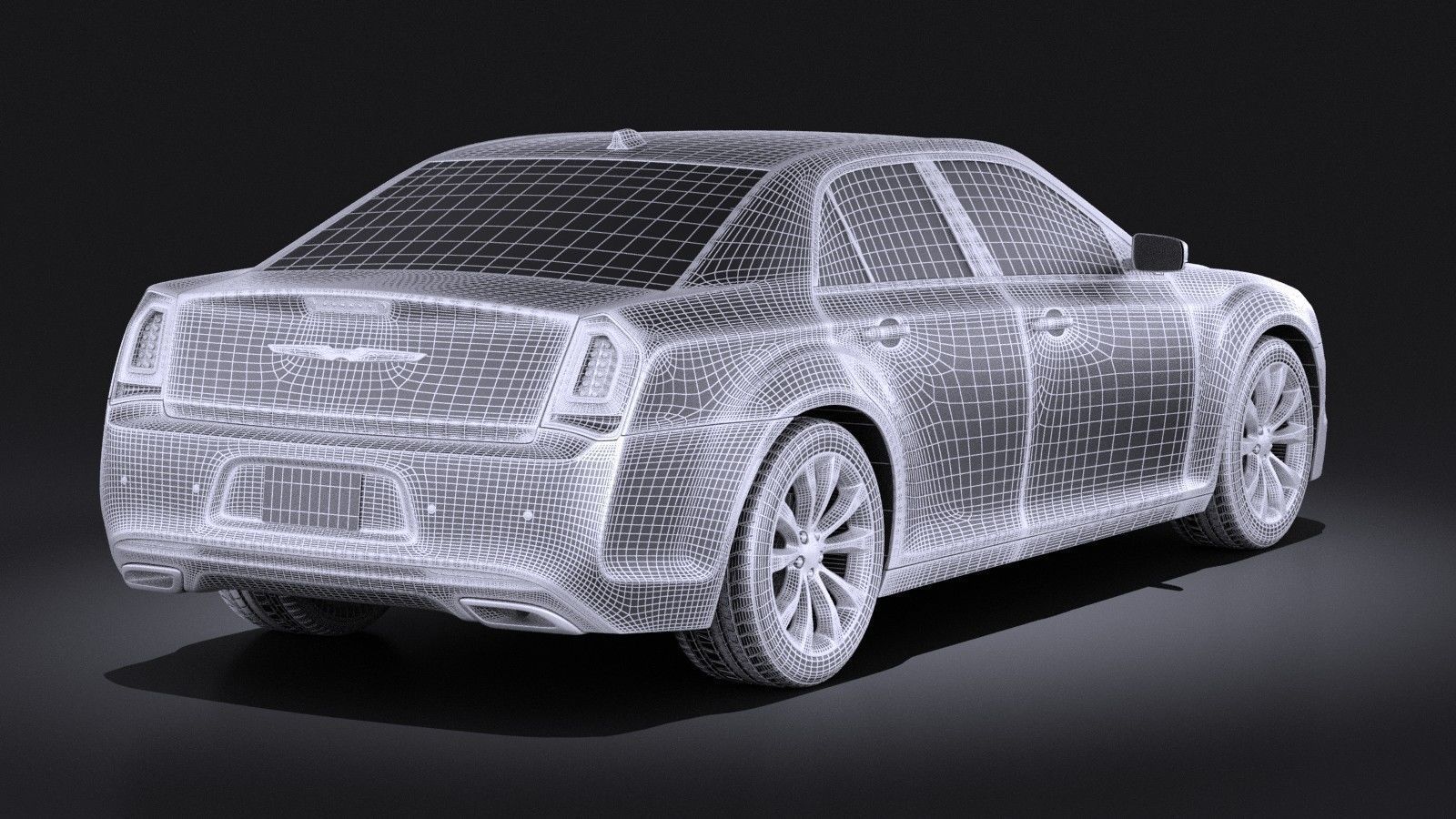 Chrysler 300 2015 VRAY 3D model | CGTrader