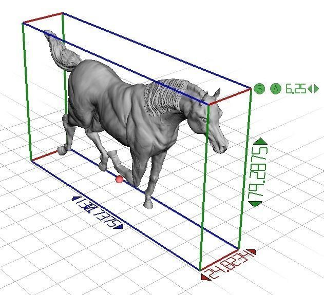 Arabic Horse in galloping position 3D model 3D printable | CGTrader
