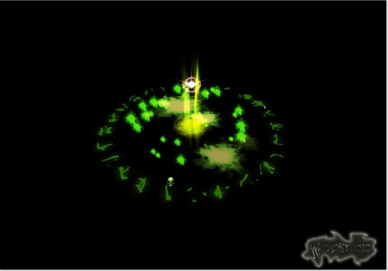 3D model Plague Ground AOE Spell VR / AR / low-poly animated | CGTrader