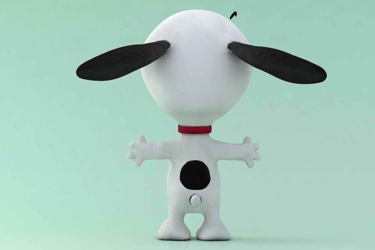 peanuts 3D model animated rigged | CGTrader