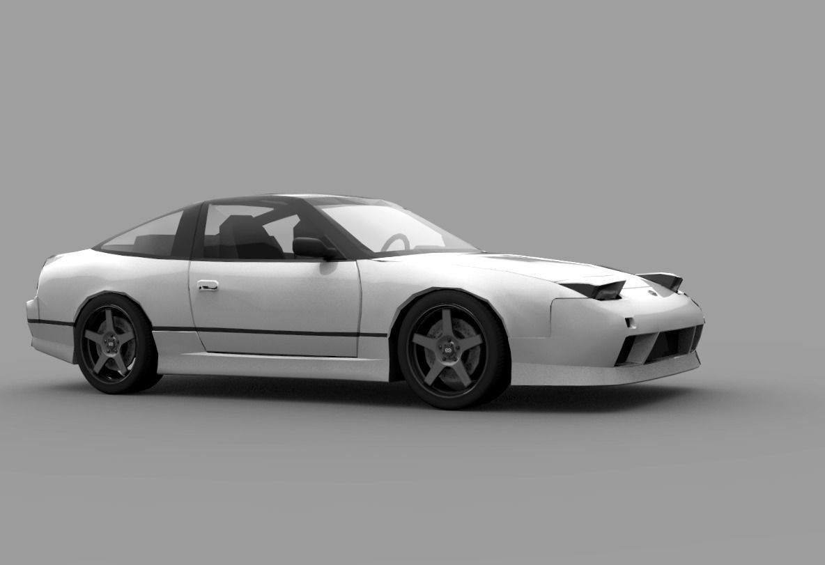 3D model Nissan 240SX S13 VR / AR / low-poly | CGTrader