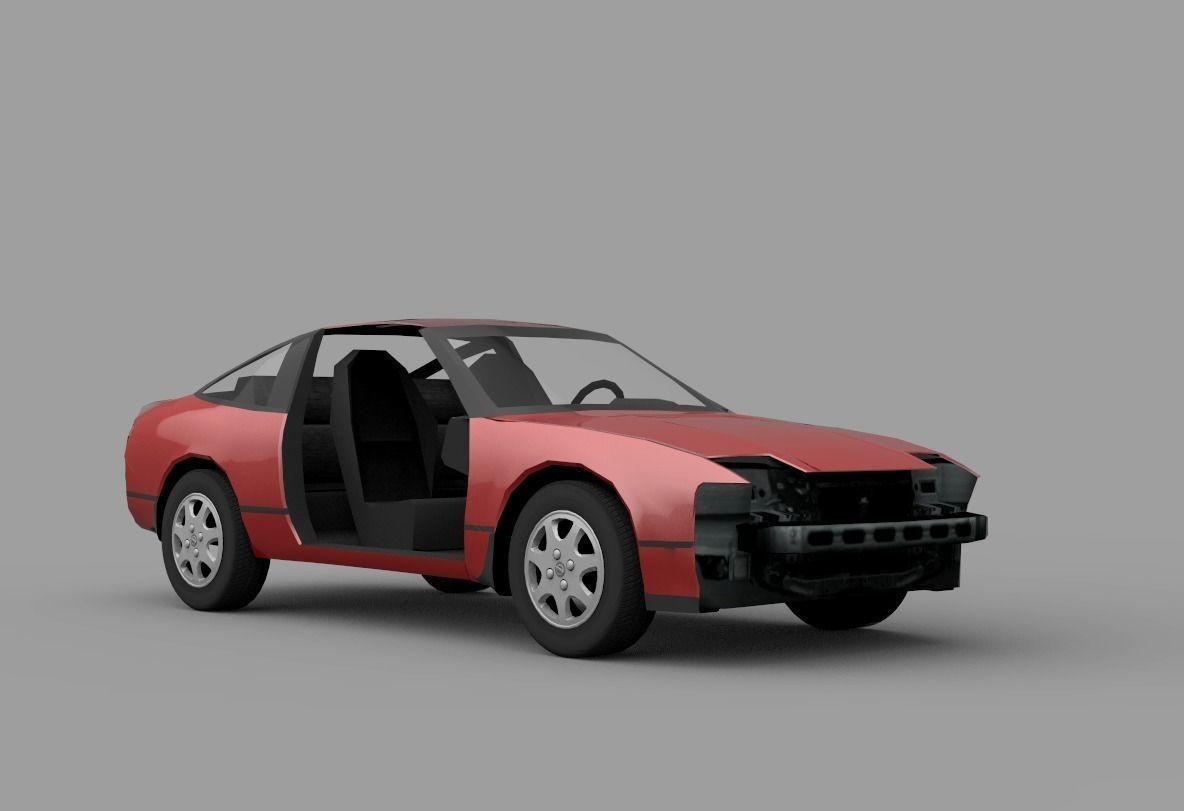 3D model Nissan 240SX S13 VR / AR / low-poly | CGTrader