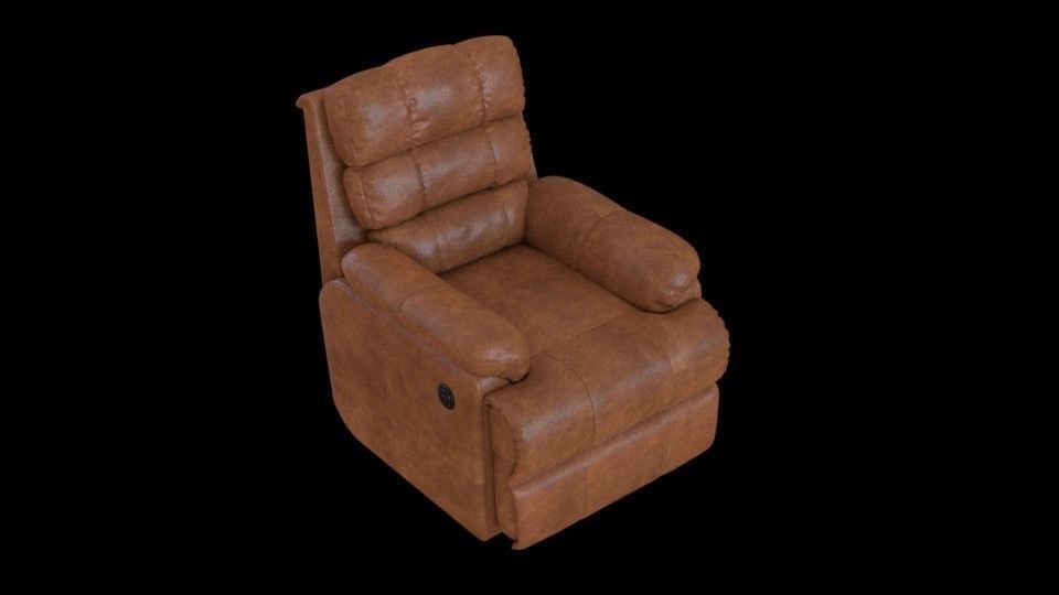 Recliner chair free VR / AR / low-poly 3D model | CGTrader