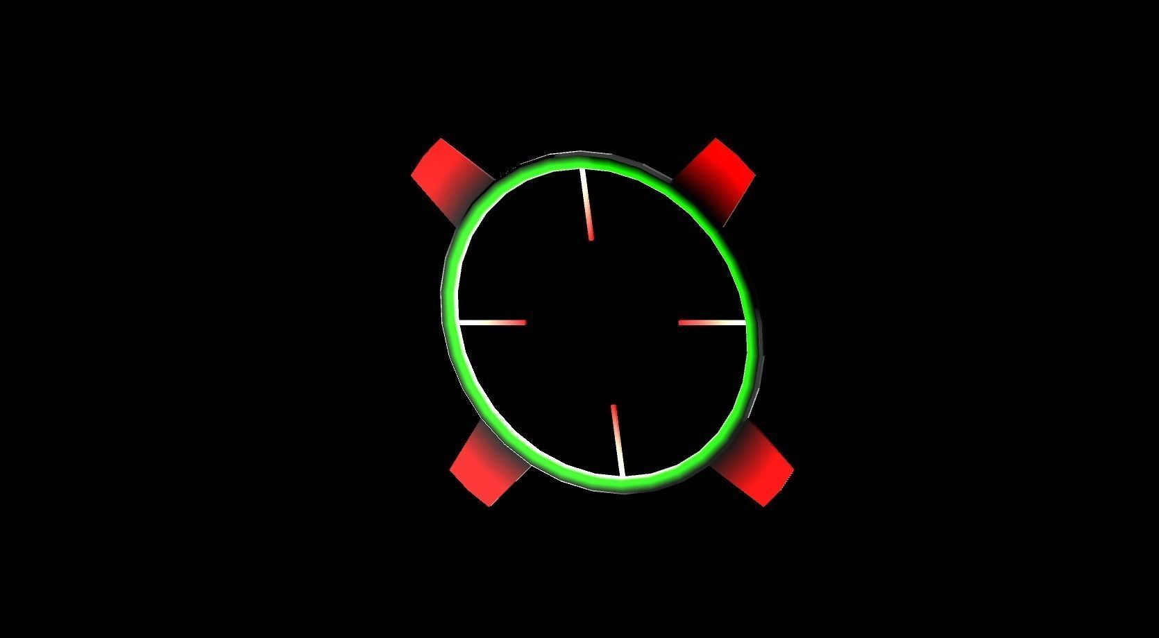 3D model Target crosshair VR / AR / low-poly | CGTrader