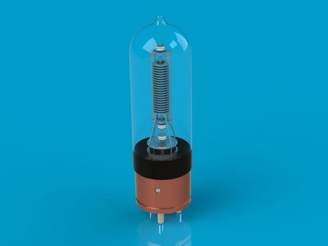 Vacuum tube 3D model | CGTrader
