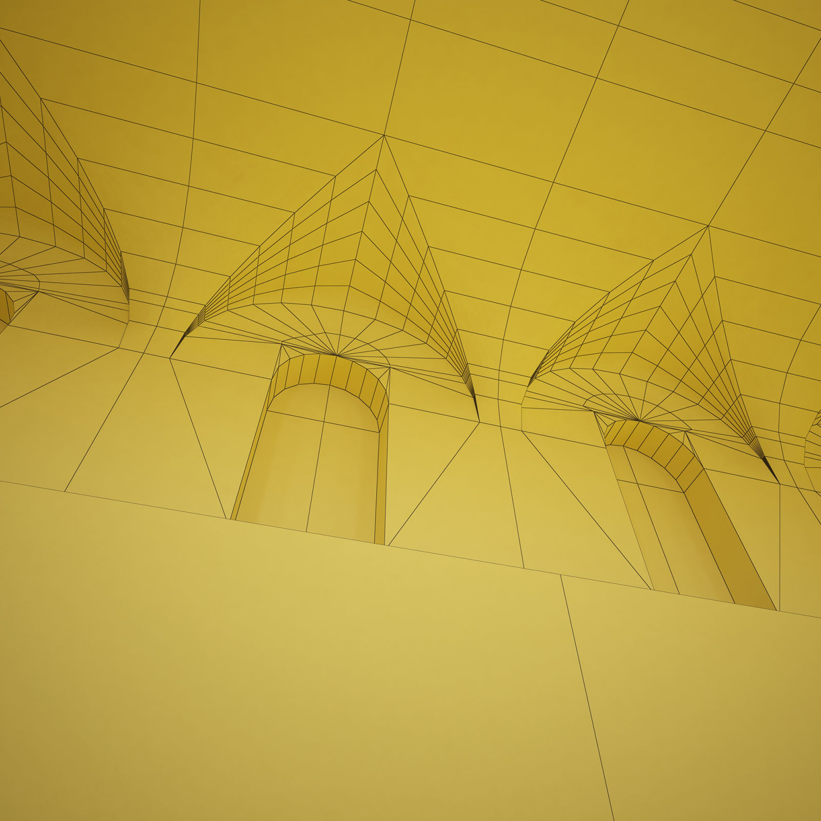 3D model Sistine Chapel Interior Low Poly VR / AR / low-poly | CGTrader