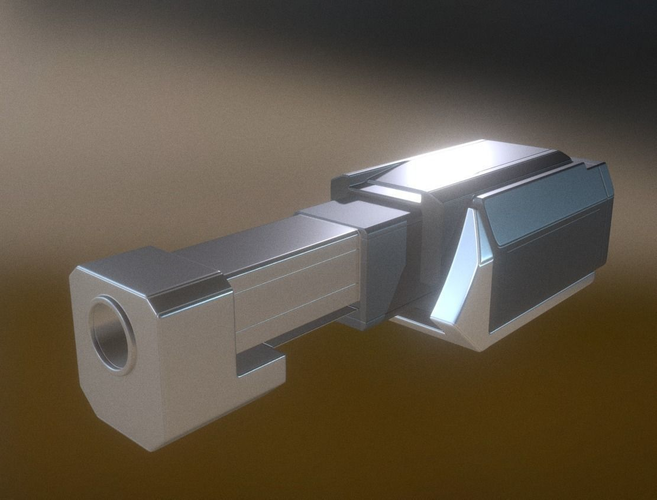 Heavy Gun Modul High Poly 3D model | CGTrader