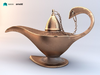 3D model Jinn Lamp VR / AR / low-poly rigged | CGTrader