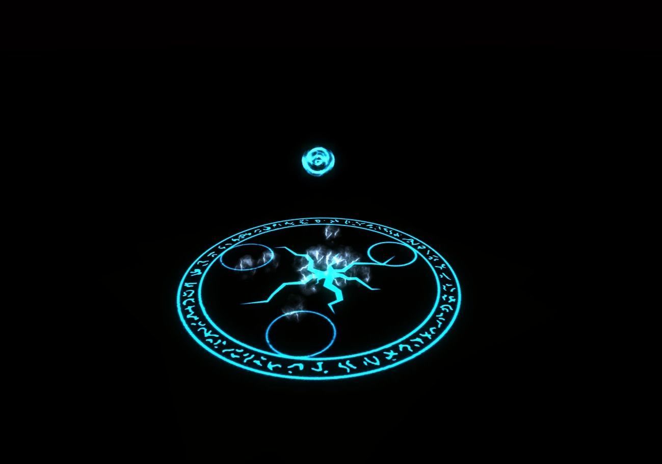 Electric Ground Spell Cast 3D model animated | CGTrader