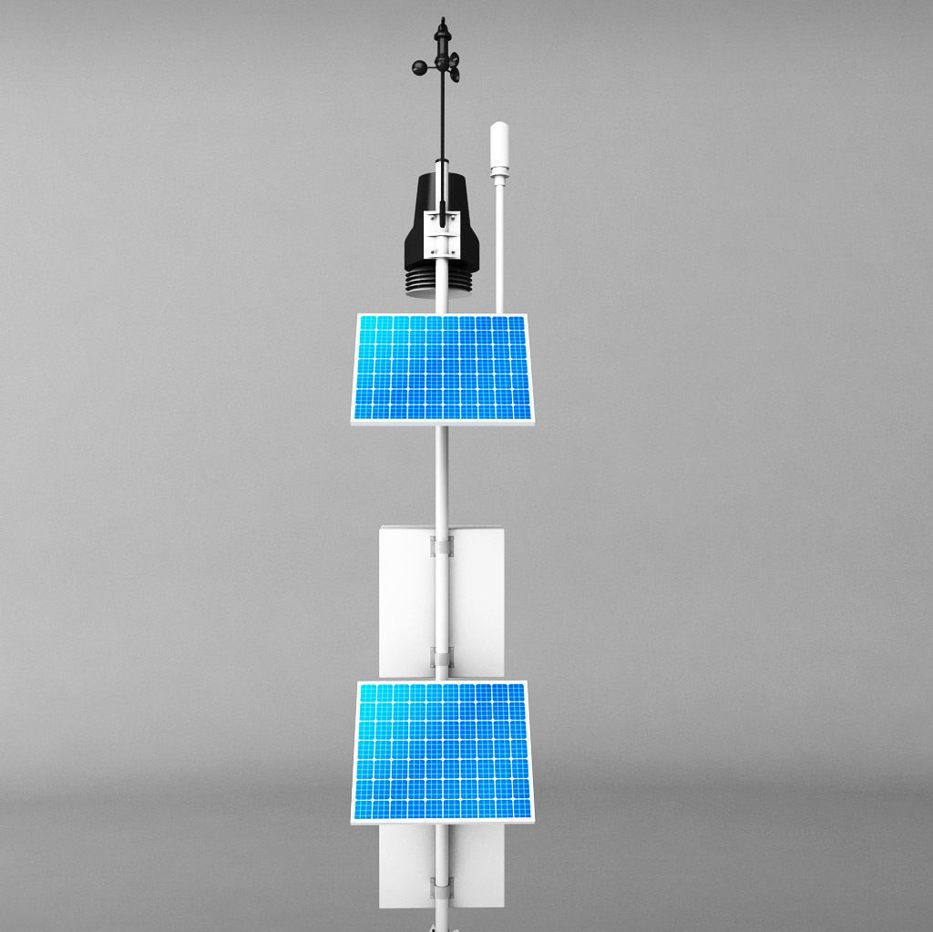 Weather meteo station high detail 3D model | CGTrader