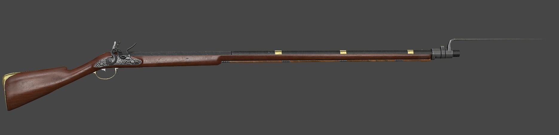 3D model Musket VR / AR / low-poly | CGTrader