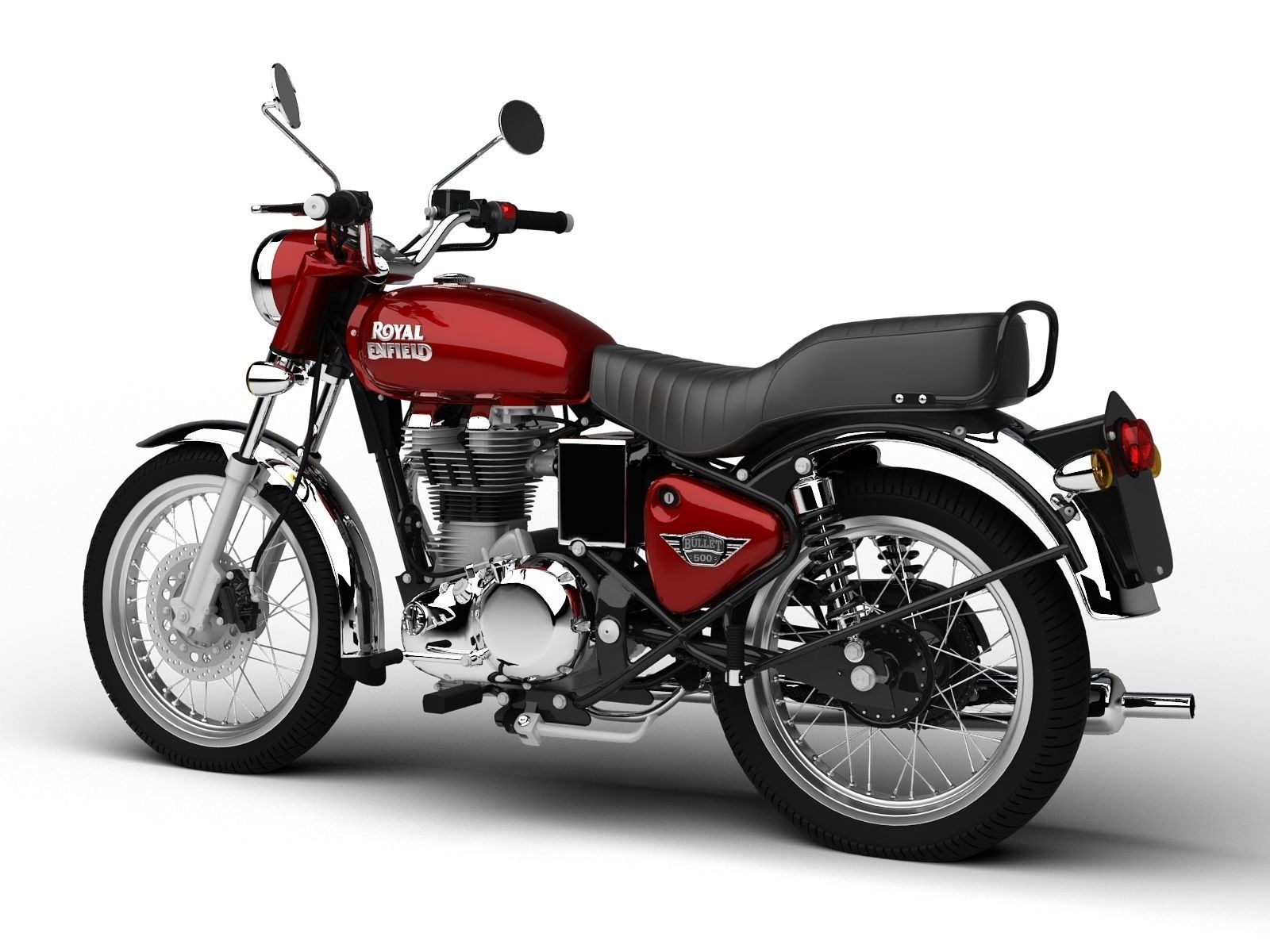 Royal Enfield Bullet Electra 2016 3D model | CGTrader