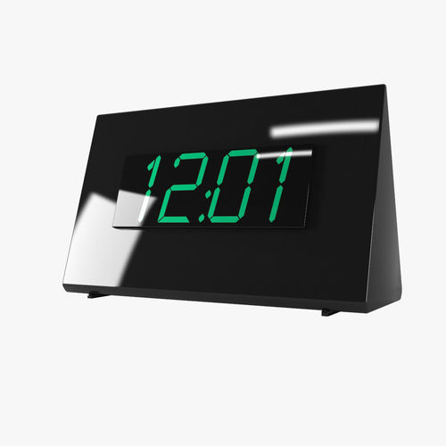 Alarm Clock Triangular 3D model | CGTrader