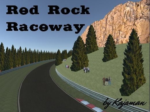 3D model Race Track 02 Red Rock Raceway VR / AR / low-poly | CGTrader