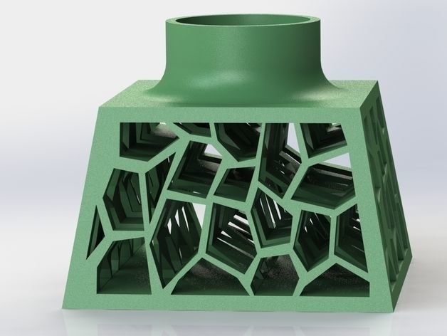 Ecosystem cube with holes in it 3D model 3D printable | CGTrader