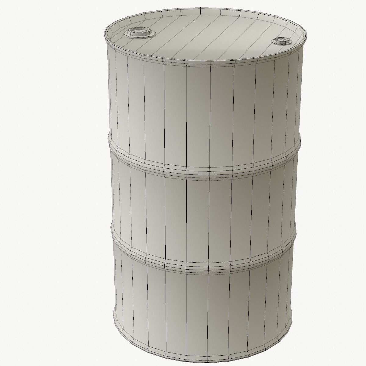 3D model Toxic Barrel Type 1 Low Poly VR / AR / low-poly | CGTrader