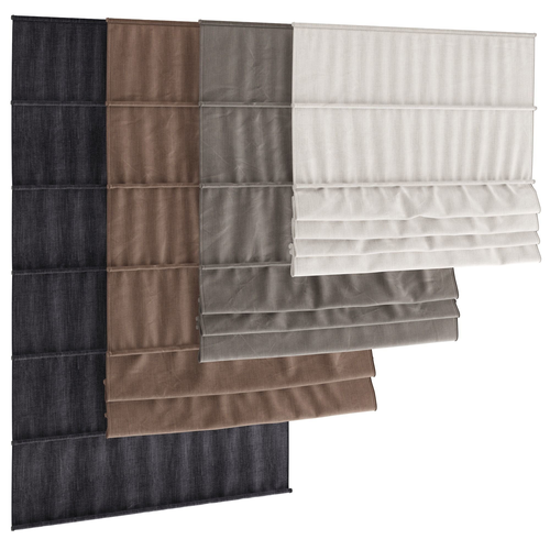Roman Blinds 3D model | CGTrader