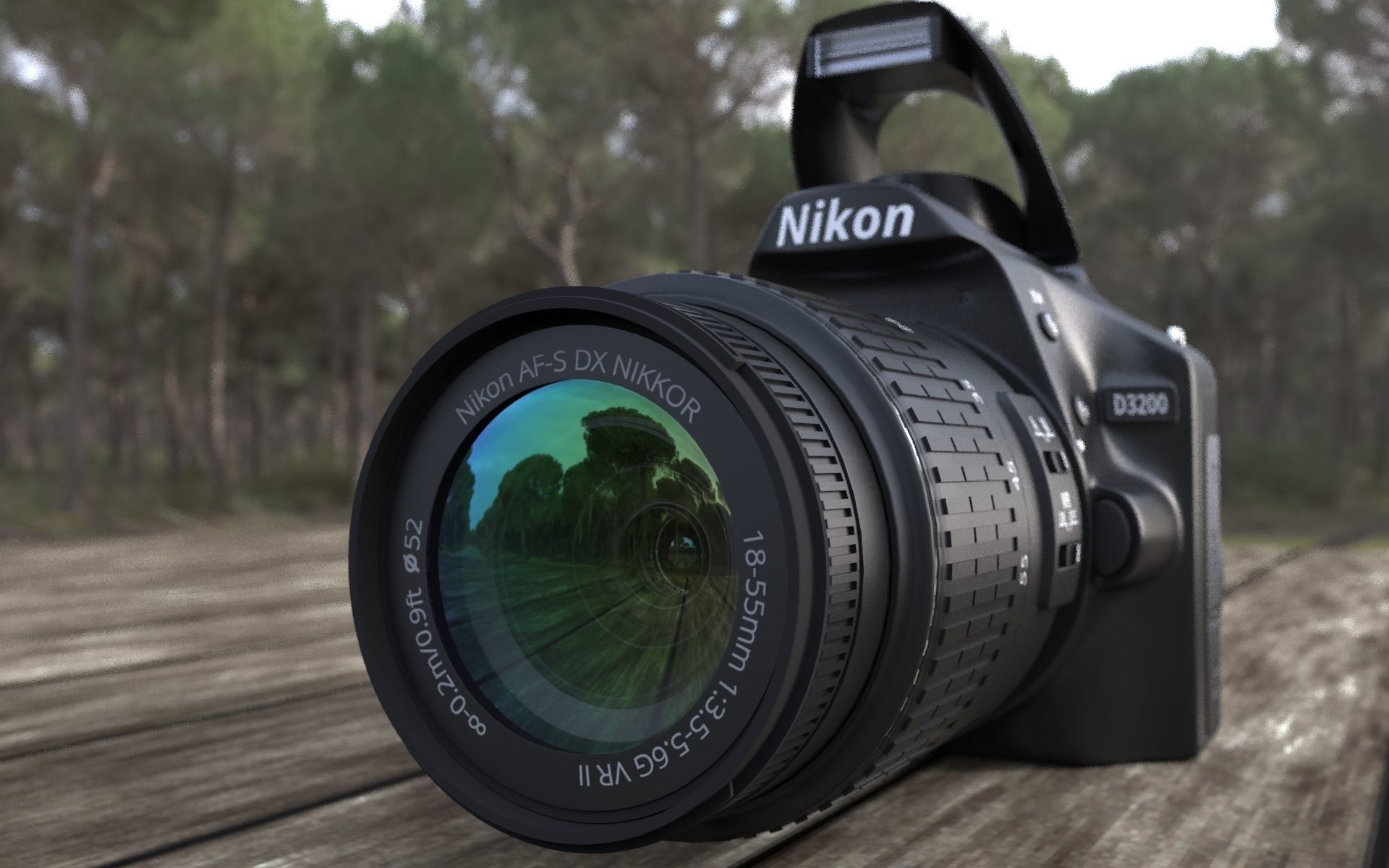 Nikon d 3200 3D model | CGTrader