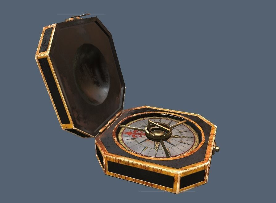 3D model Jack Sparrows Compass VR / AR / low-poly rigged | CGTrader