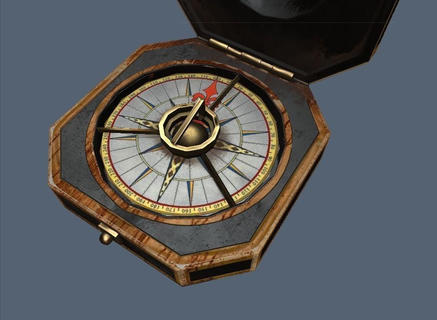 3D model Jack Sparrows Compass VR / AR / low-poly rigged | CGTrader