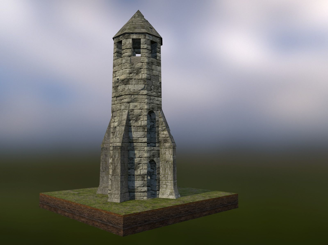 Medieval Lighthouse free VR / AR / low-poly 3D model | CGTrader
