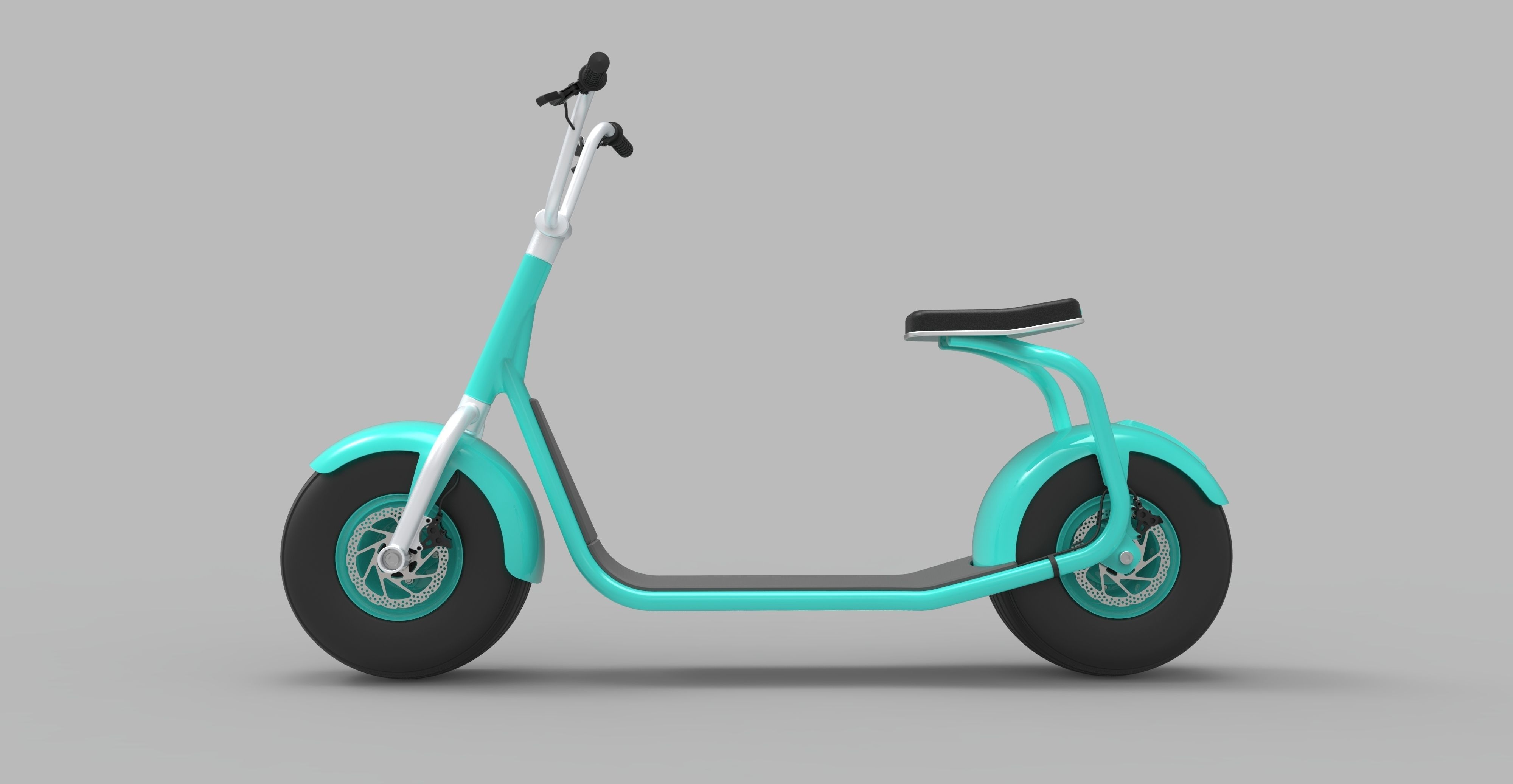 Scrooser electric scooter 3D model | CGTrader