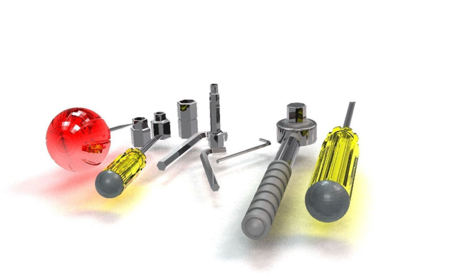 Tools045 set of tools 3D model animated | CGTrader