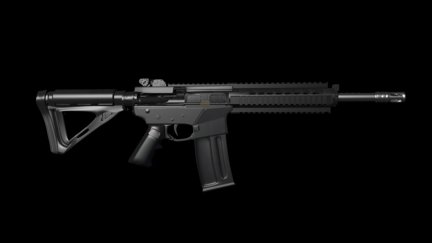 M4A4 Rifle free VR / AR / low-poly 3D model | CGTrader