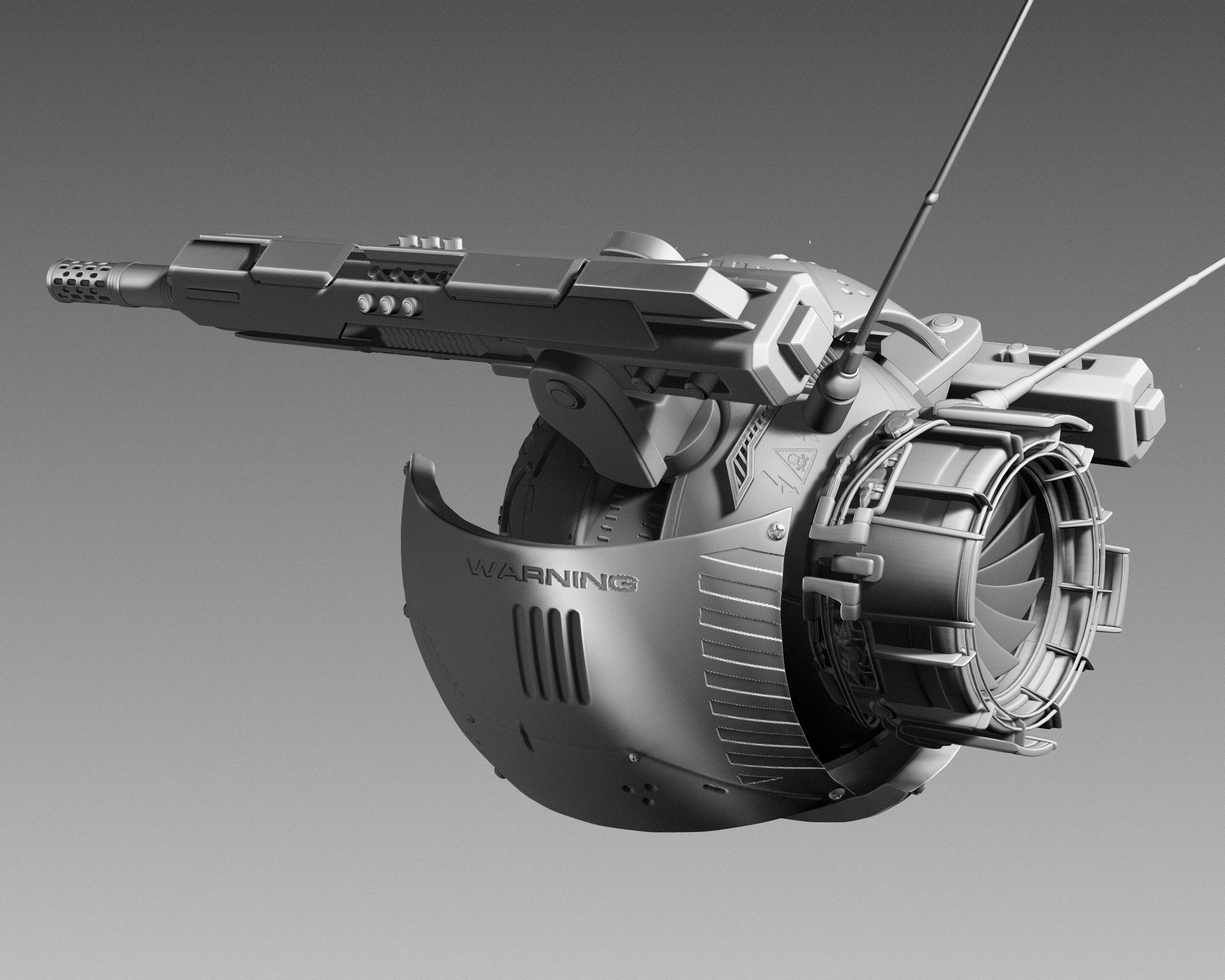 Flying Drone 3D model | CGTrader