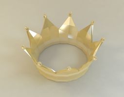 Low-poly Crown 3D Models | CGTrader