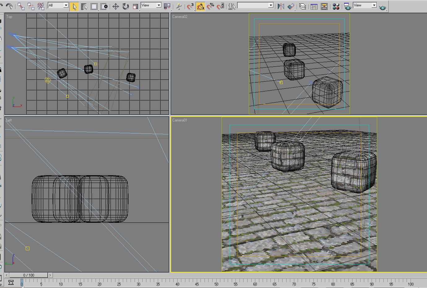3D model Cobblestone road with bricks VR / AR / low-poly | CGTrader