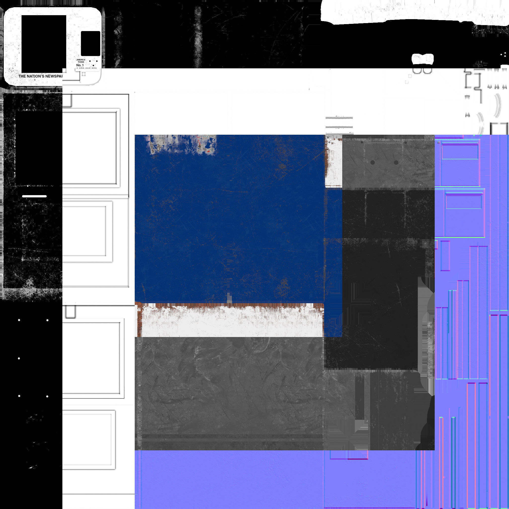 3D model PBR Newspaper Vending Machines VR / AR / low-poly | CGTrader