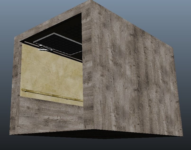 Elevator wooden cube free VR / AR / low-poly 3D model animated | CGTrader