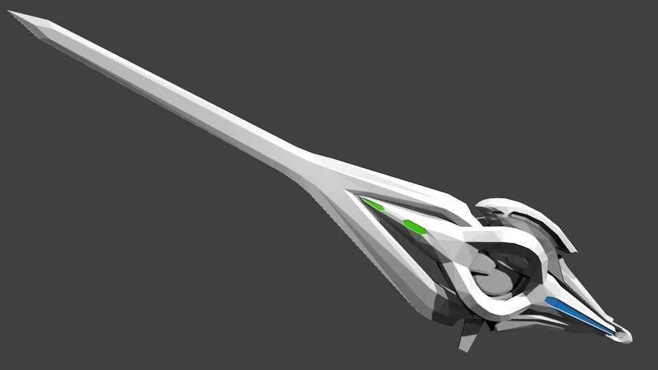 3D model Sword Drone Concept VR / AR / low-poly | CGTrader