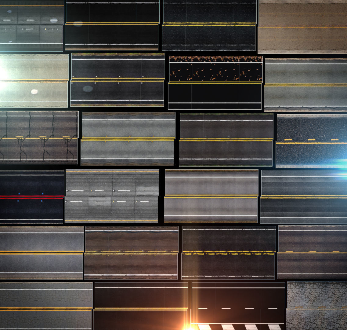 Road Texture Pack PREMIUM HD Texture | CGTrader