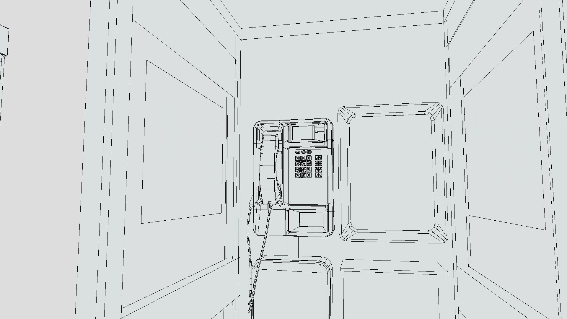 3D model Modern BT Phone booth VR / AR / low-poly | CGTrader