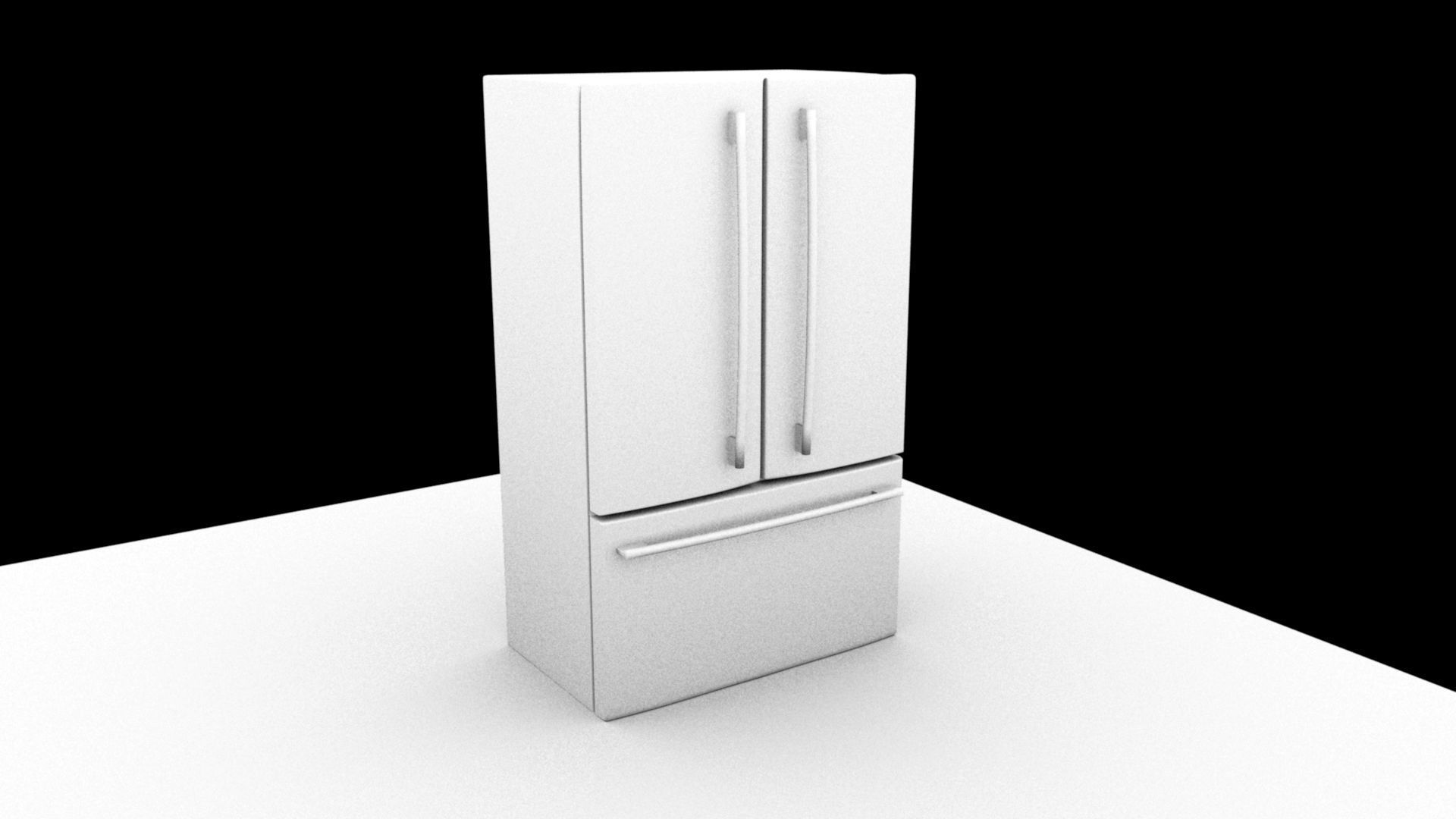 Simple Freezer 3D model | CGTrader