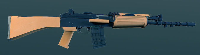 3D model insas lmg gun VR / AR / low-poly | CGTrader
