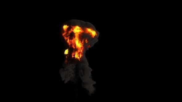 Explosion TurbulenceFD 3D model animated | CGTrader