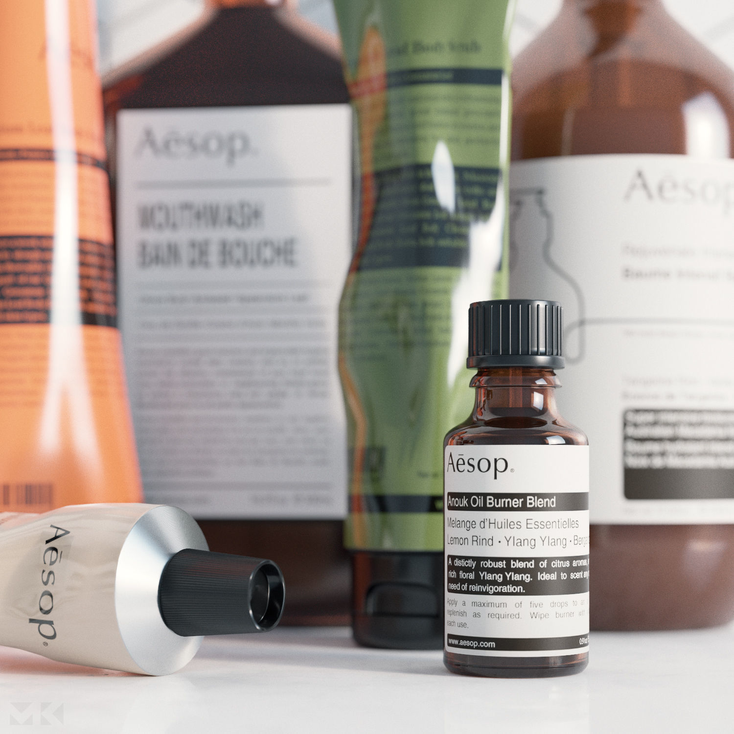 Aesop Cosmetics 3D model | CGTrader