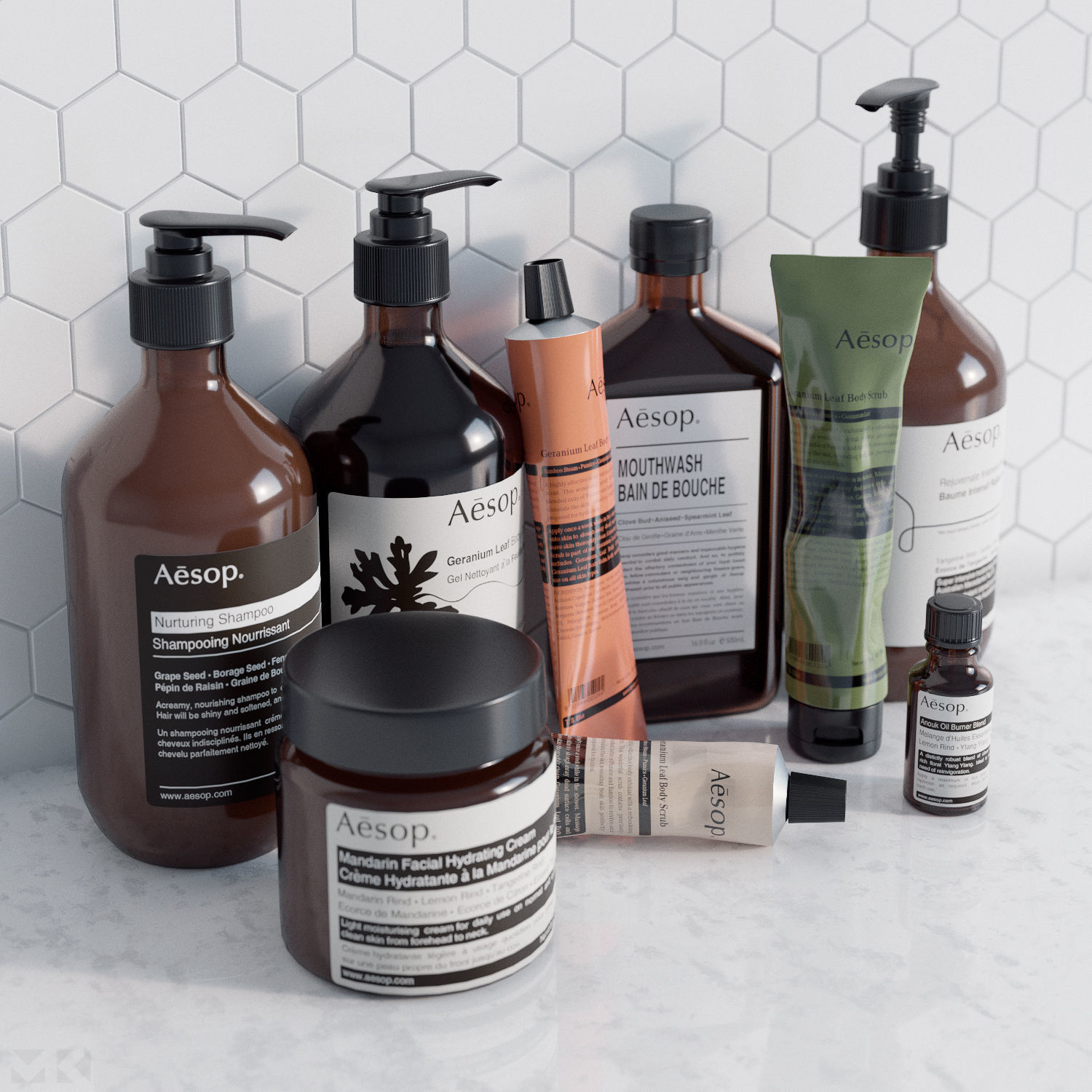 Aesop Cosmetics 3D model | CGTrader