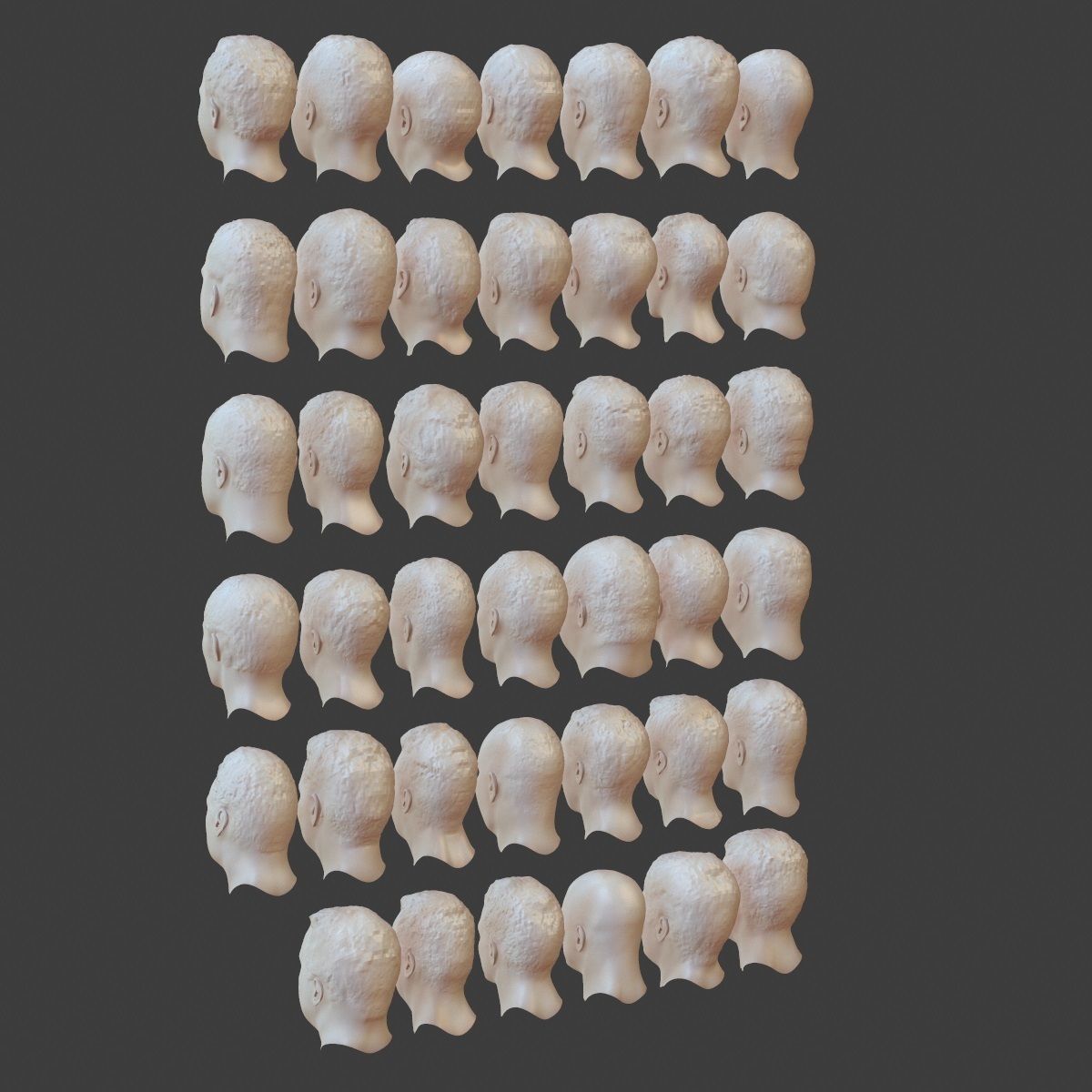 41 Realistic Male Character Heads 3D model | CGTrader