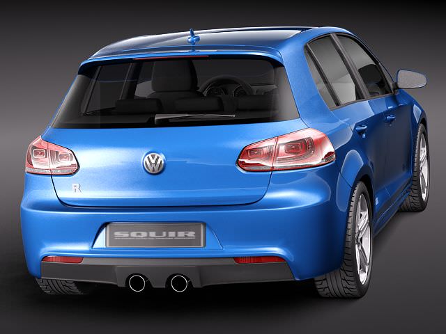 Volkswagen Golf R 3D model | CGTrader
